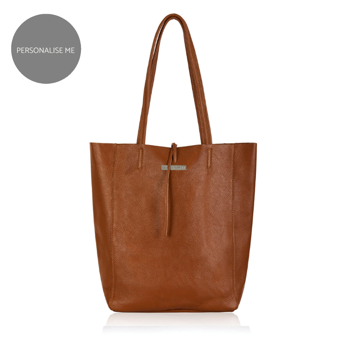 Milan - Soft Leather Tote Bag in Tan | Betsy & Floss – Betsy & Floss